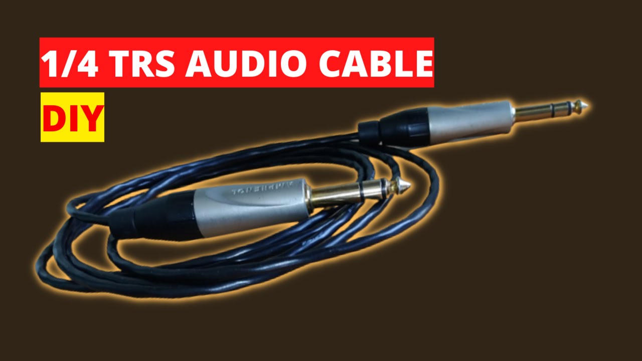 Soldering 1/4 inch TRS Connectors Balanced Connection Audio Cable - YouTube