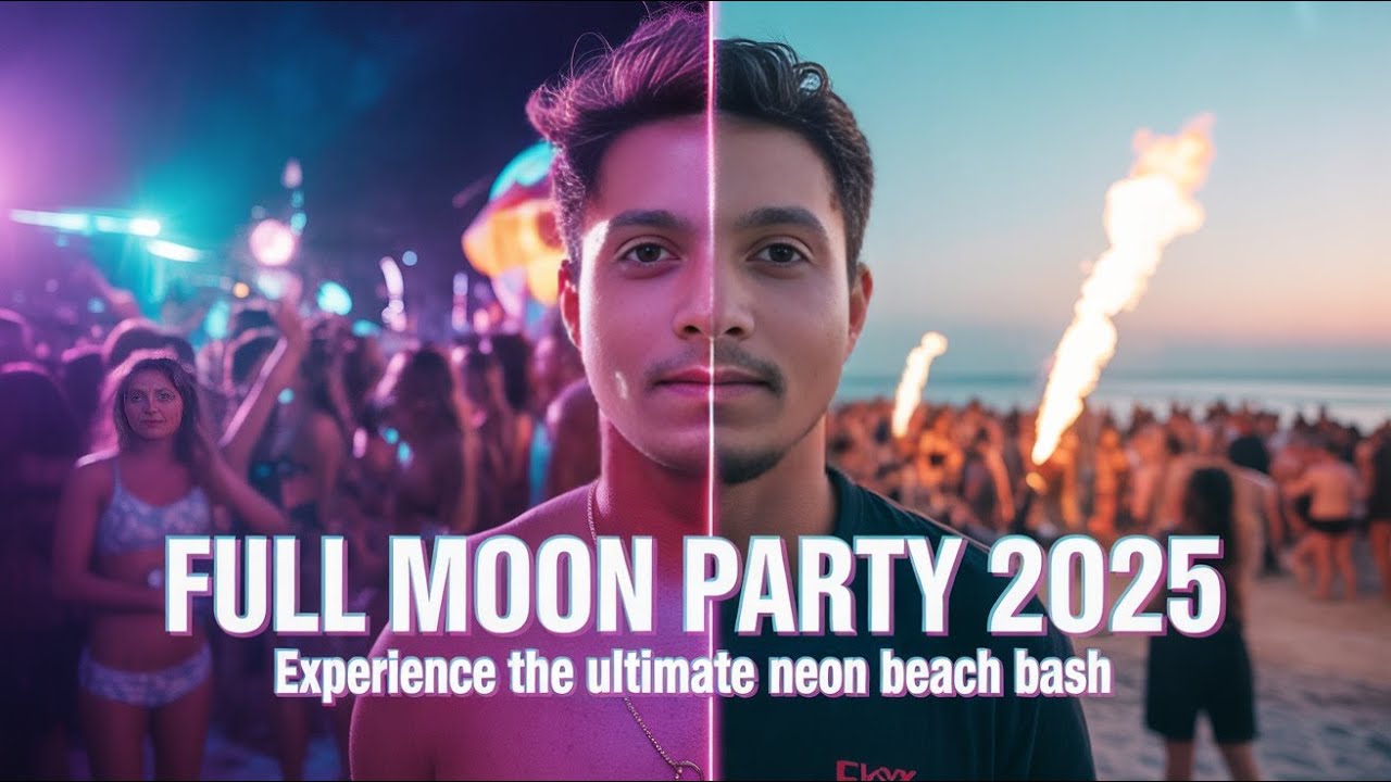 INSANE Full Moon Party Experience 🌕 Koh Phangan Thailand 2025 | Must ...