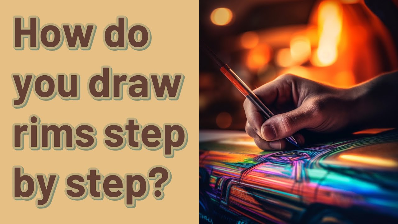 How do you draw rims step by step? - YouTube