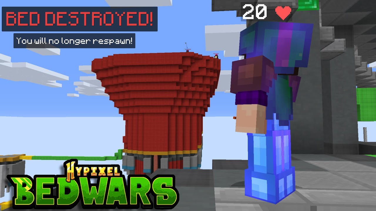 Building The Biggest Bed Defense In Bed Wars - YouTube