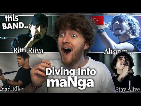 DIVING INTO MANGA! (Bitti Rüya, Yad Eller, Fly to Stay Alive, Alışırım Gözlerimi.. | Reaction)