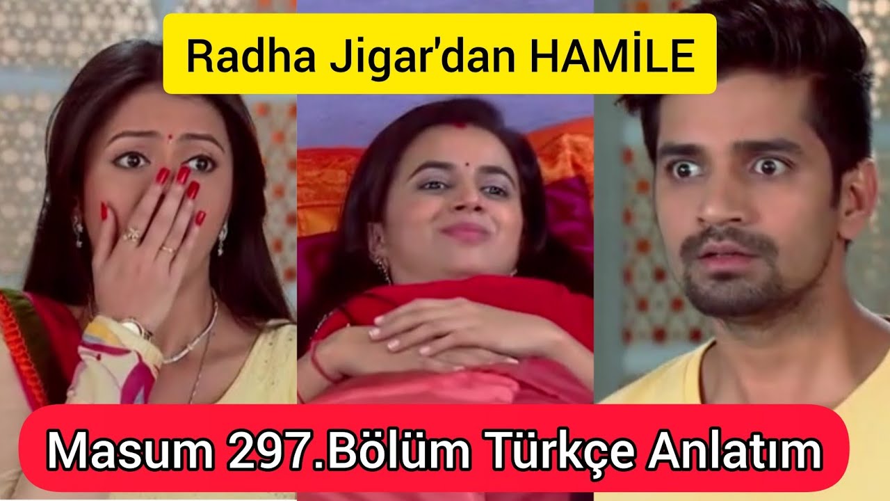 Masum 297.Bölüm- Radha Jigar'dan HAMİLE - YouTube