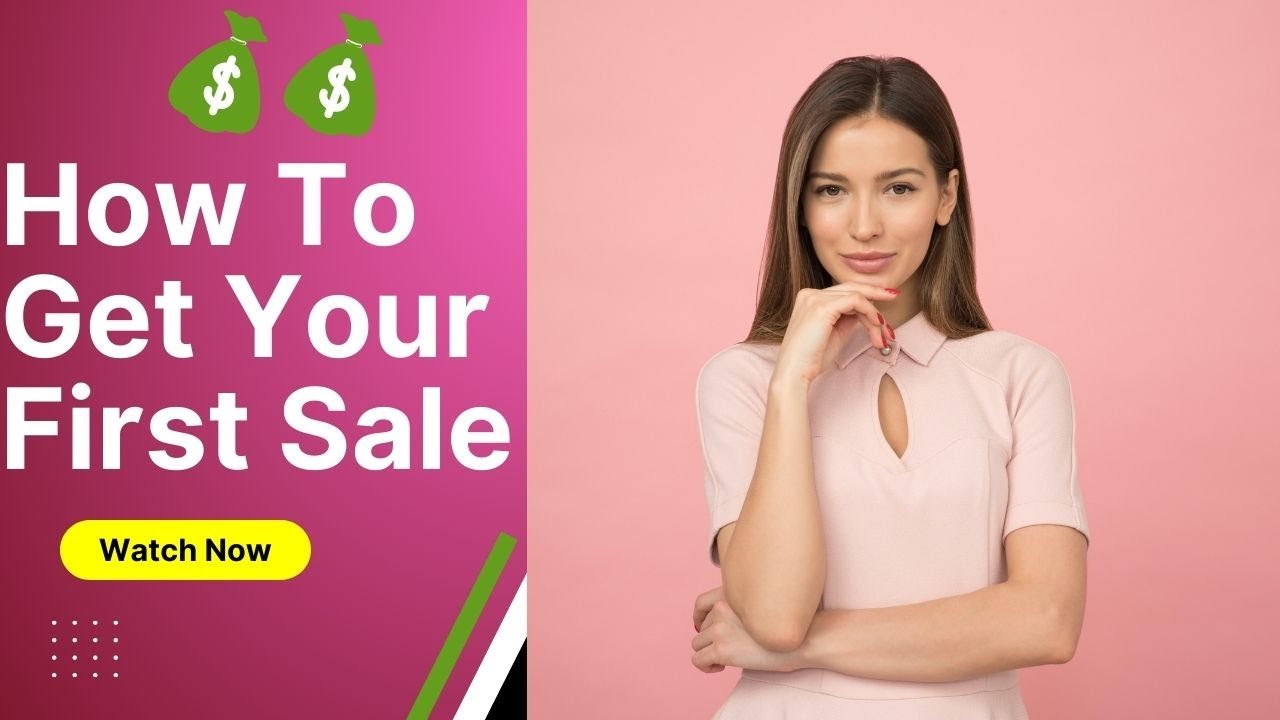 How to get your first sale online - YouTube