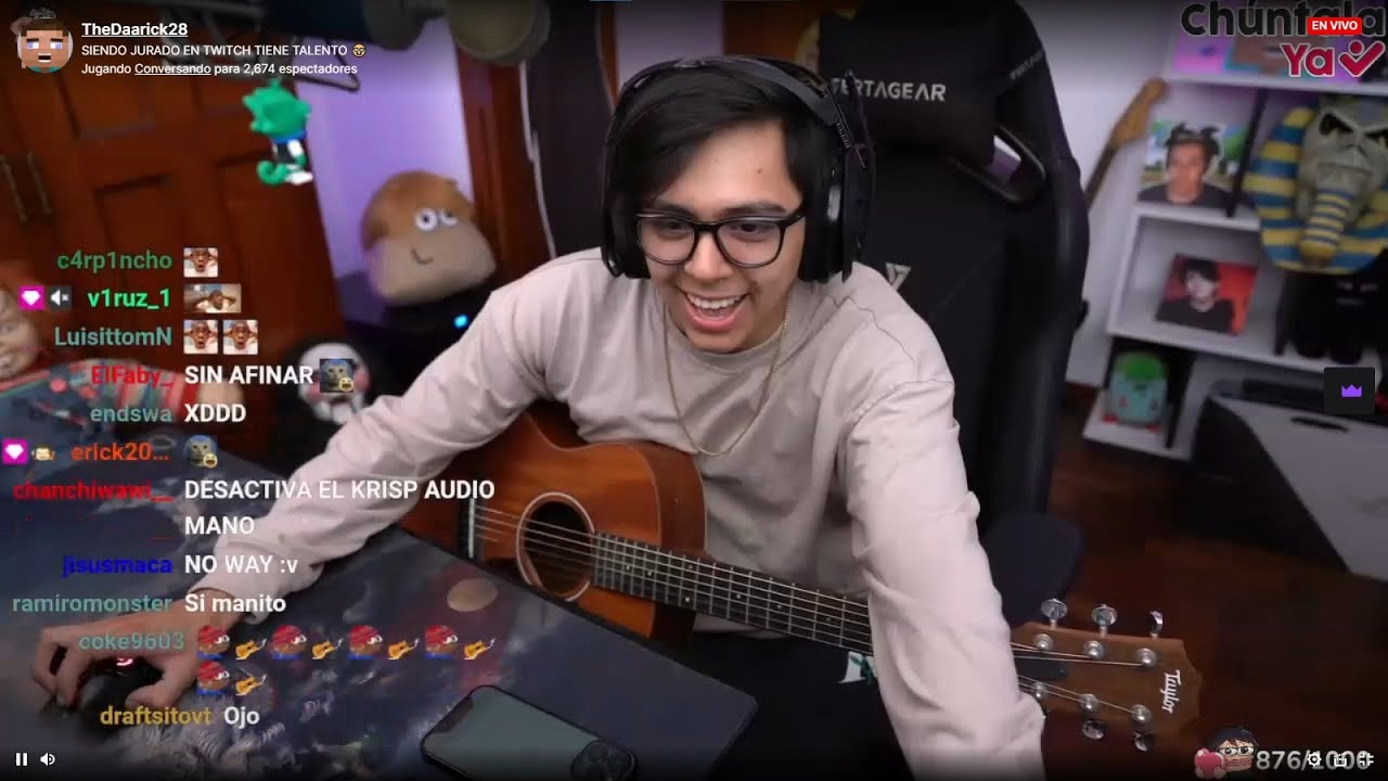 Darick muestra su talento oculto con la guitarra GOODD - YouTube