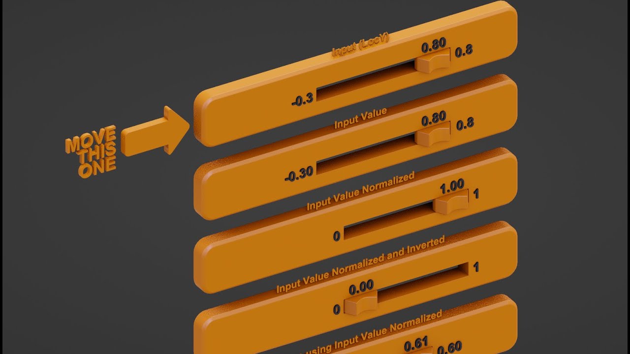 Blender expression examples: Normalizing values - YouTube
