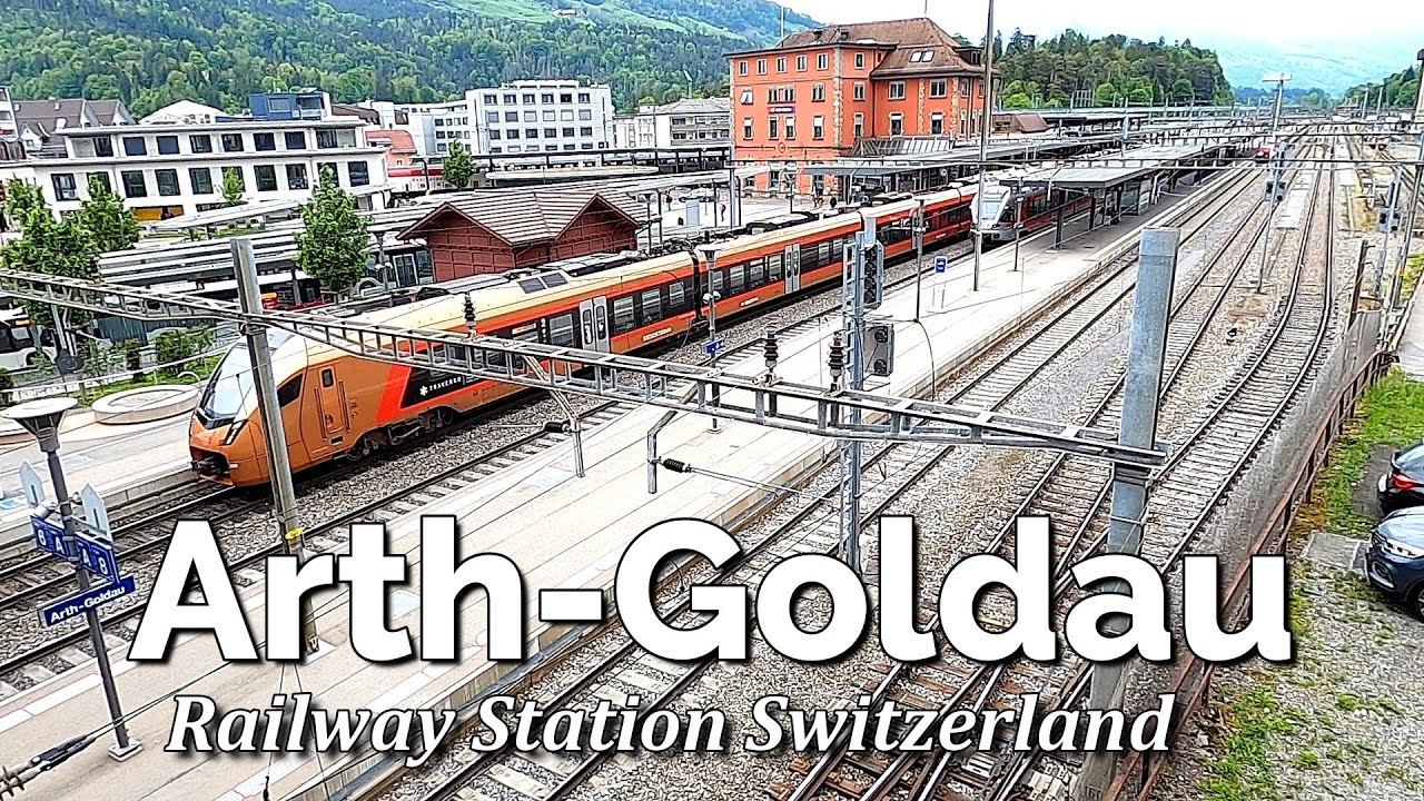 Arth-Goldau Beautiful Railway Station in Switzerland - YouTube