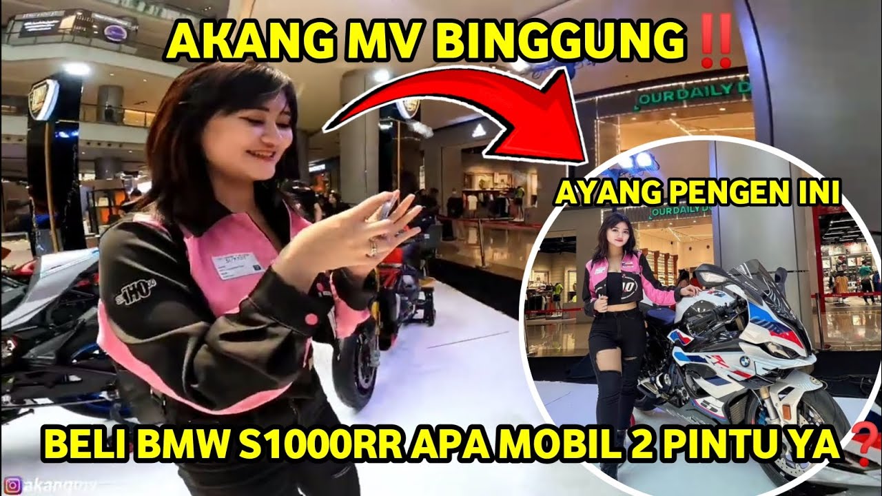 BELI MOBIL APA MOTOR 🤔AKANG MV BINGUNG MONICA PENGEN BELI BMW S1000RR‼️ ...