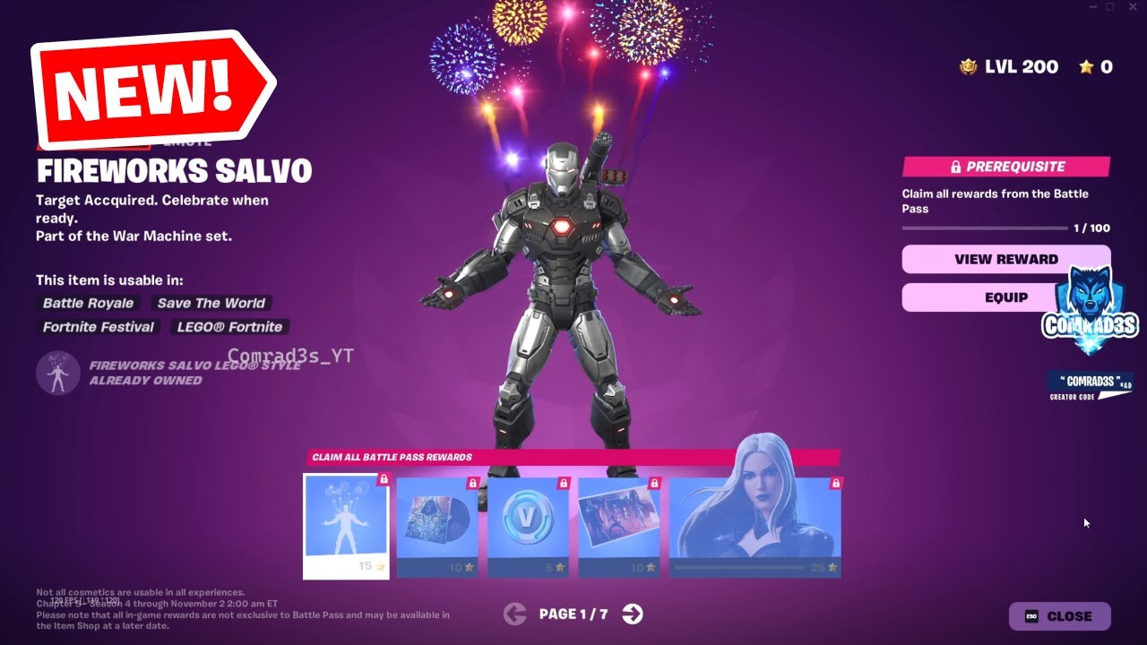 Fortnite Chapter 5 Season 4 Battle Pass Bonus Rewards, Quest Rewards ...