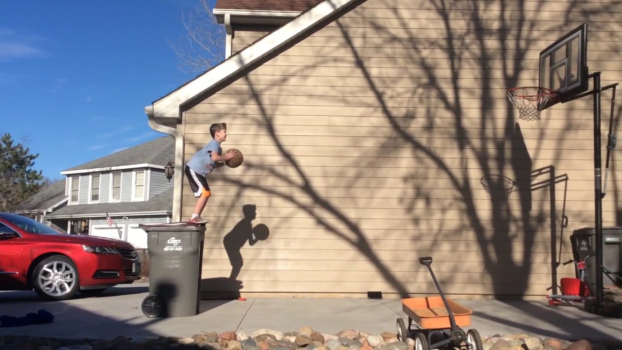 Garbage can shot - YouTube