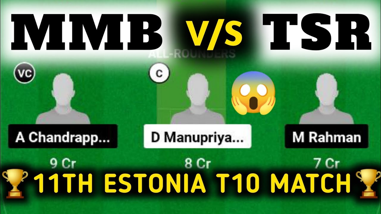 MMB VS TSR / MMB VS TSR Dream11 / MMB VS TSR Dream11 Prediction / MMB ...