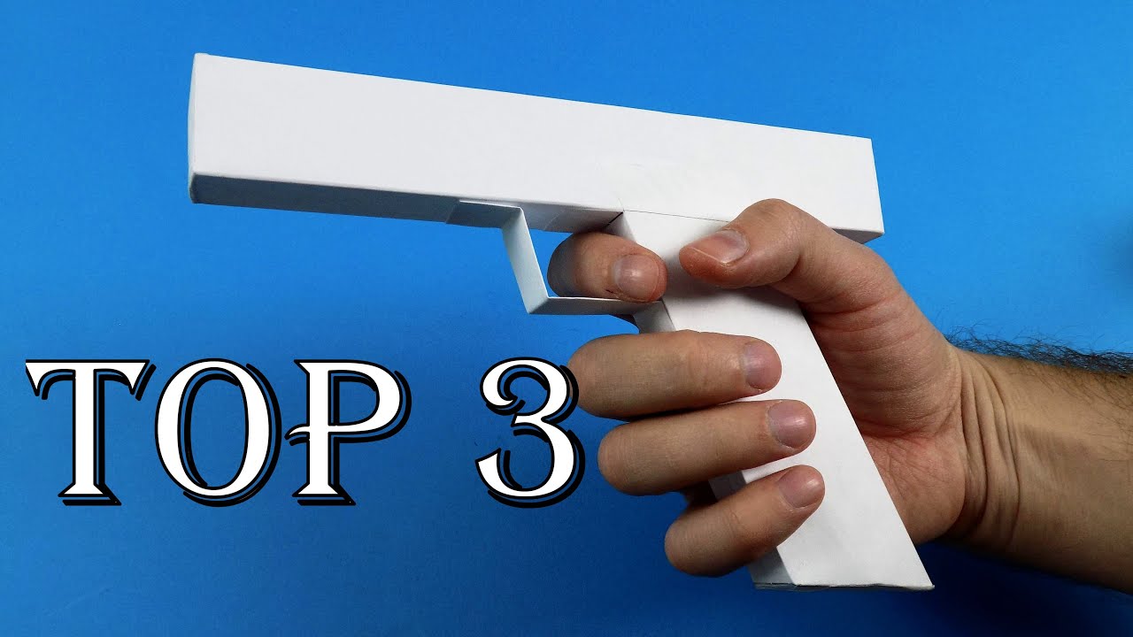 How To Make Origami Gun