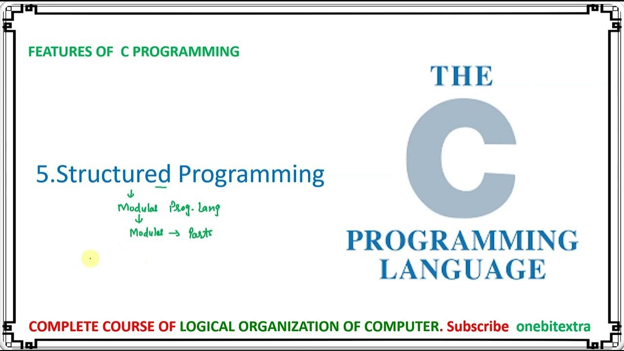 C Features | Features of C | C language features in hindi | C programming features | - YouTube