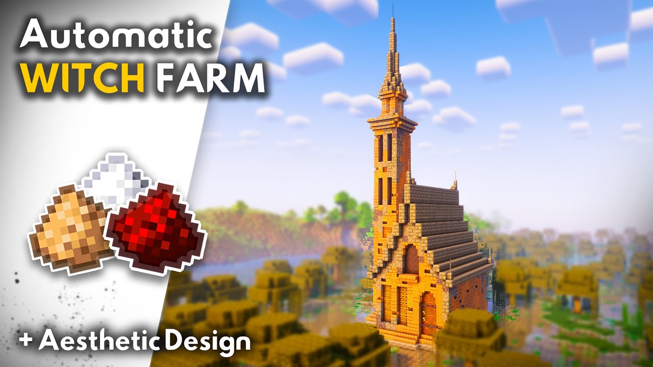 WITCH FARM Tutorial | Minecraft Tutorial | Java Only - YouTube