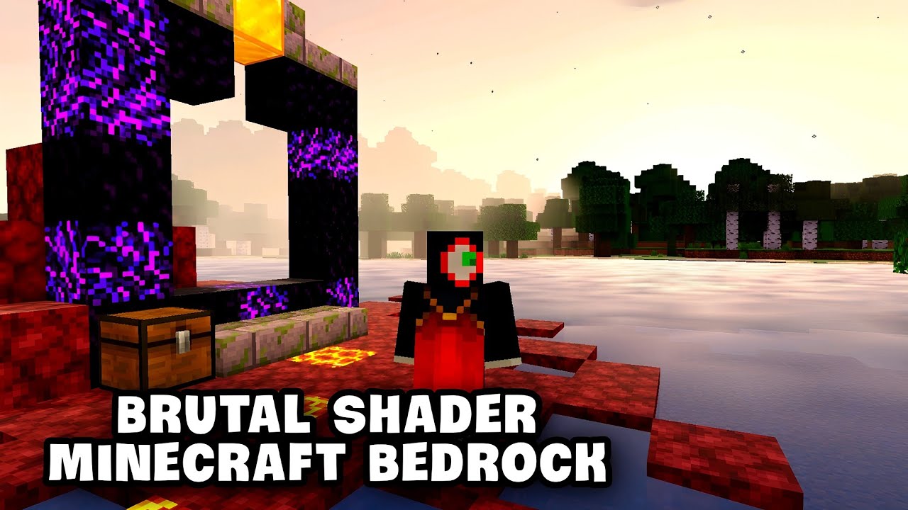 Brutal Shaders para minecraft bedrock 1.20 [ Minecraft pe 1.20.80 mcpack - YouTube