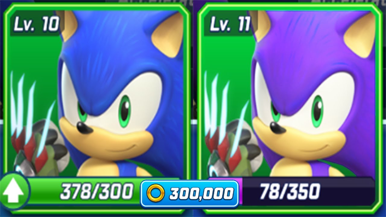 Sonic Forces - Boscage Maze Sonic New Runner Lv. 11 Upgraded - Use 300k ...