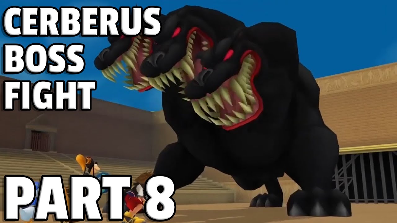 CERBERUS BOSS FIGHT - OLYMPUS COLISEUM - KINGDOM HEARTS 1 HD (KH ...