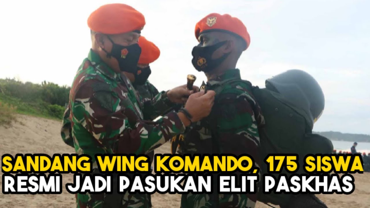 Sandang Wing Komando, 175 Siswa Resmi Jadi Pasukan Elit TNI Paskhas ...