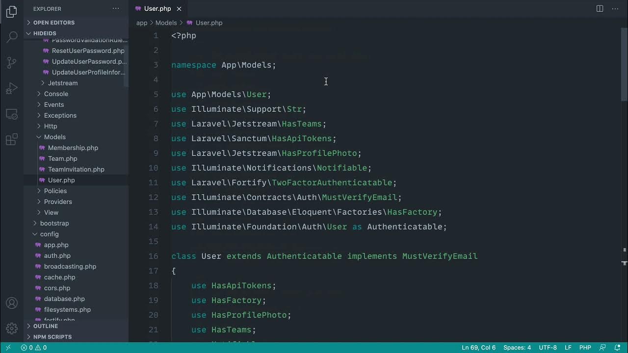 Switching Exposed User IDs in Laravel Fortify Email Verification - YouTube