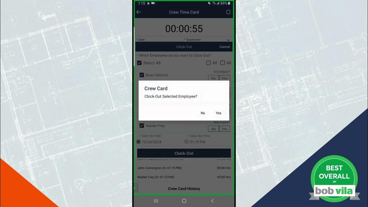 Creating Time Cards From the Mobile App using Contractor Foreman - YouTube