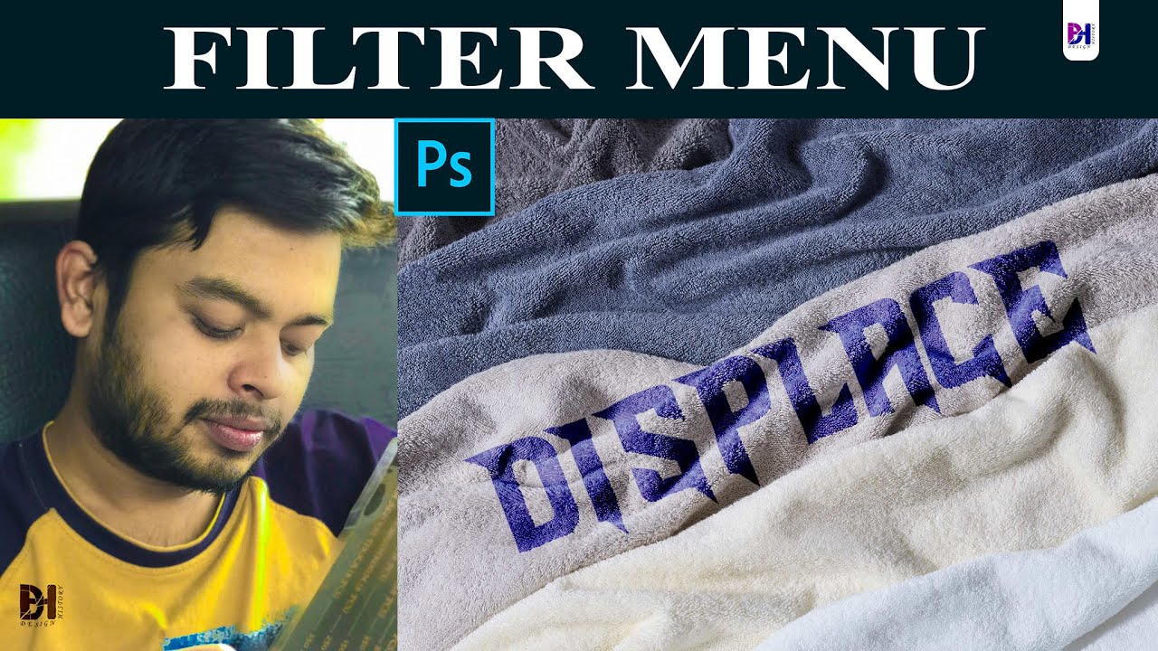 Displace Effect || FILTER MENU || Part 09 Distort(1) - in Photoshop ...