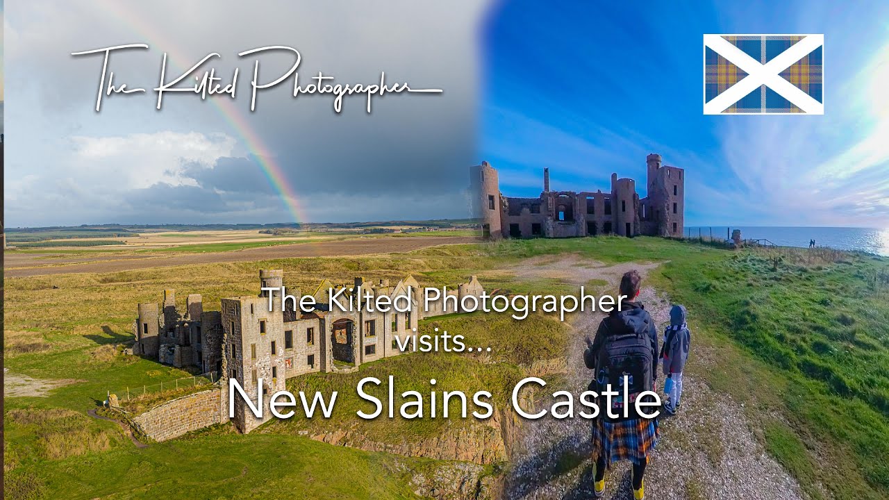New Slains Castle | The Kilted Photographer visits... - YouTube