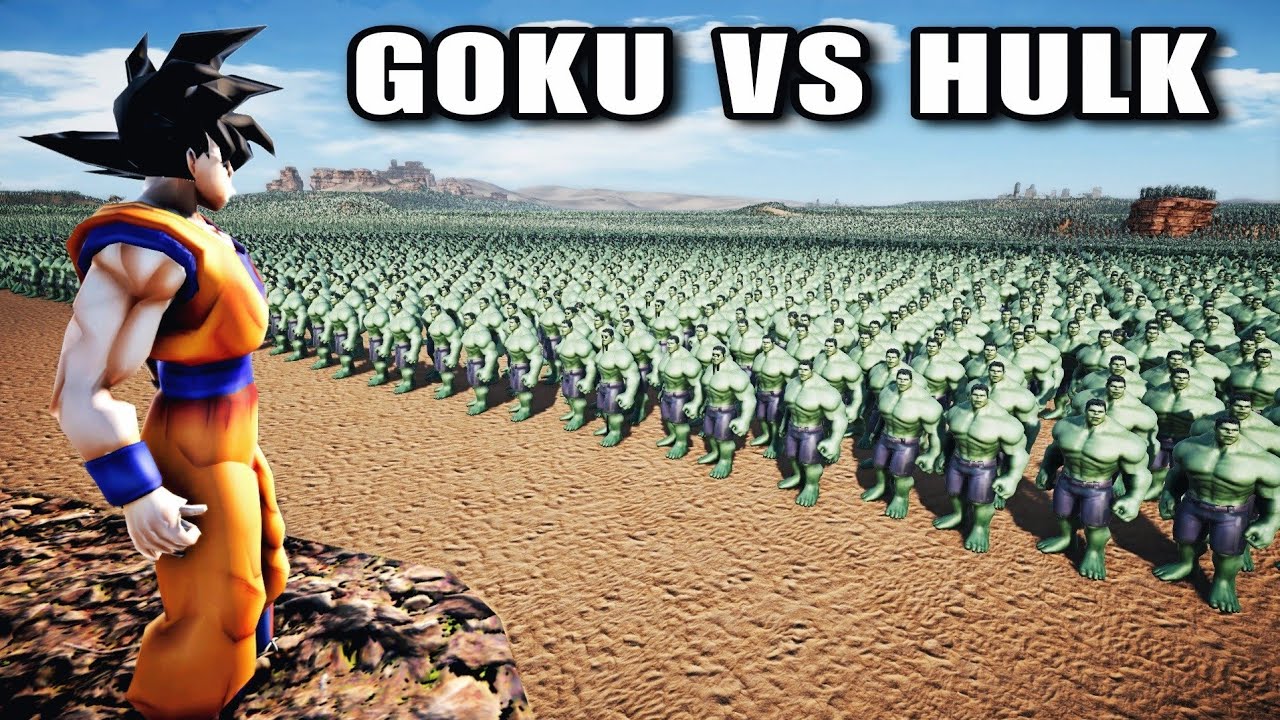 CAN GOKU DEFEAT HULK ? | Ultimate Epic Battle Simulator 2 | UEBS 2 ...