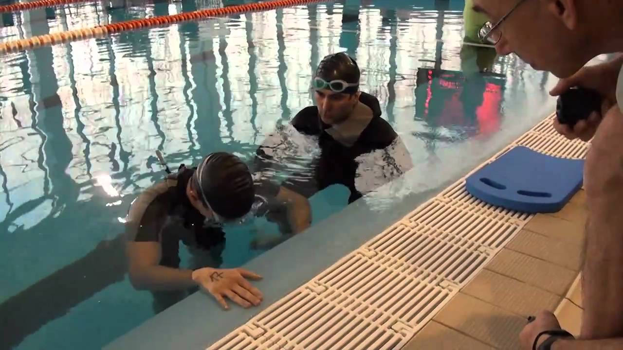 Tomek Kotarski STA - Samba - Barbórkowe Zawody we Freedivingu, Rybnik ...