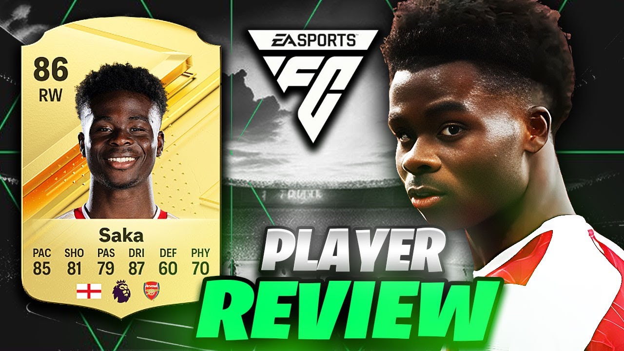 🔥 86 SAKA PLAYER REVIEW! - EA FC 24 ! 🔥 - YouTube