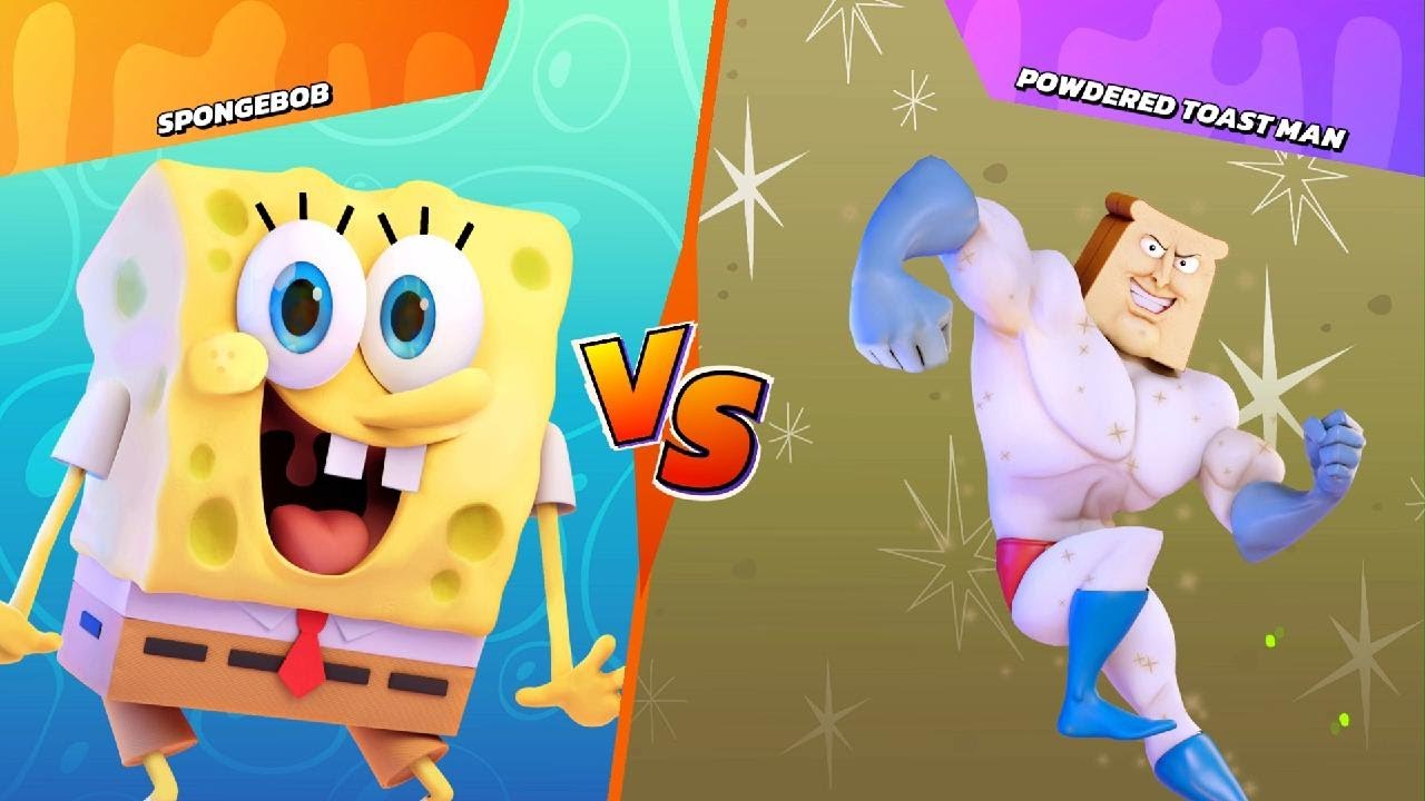 MeVs. Lvl 9 Powdered Toast Man Nickelodeon All-Star Brawl: Jellyfish ...