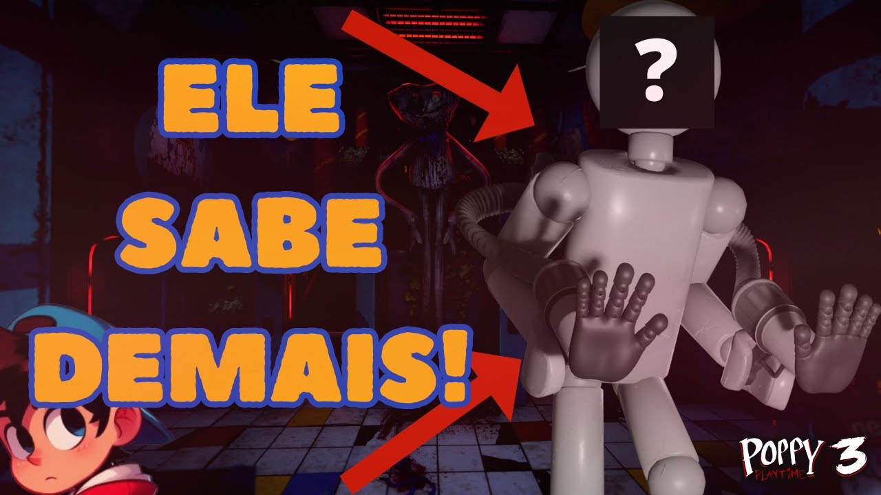🚨EU DESCOBRIR QUEM E O PROTAGONISTA DE POPPY PLAYTIME ! Esteve sempre ...