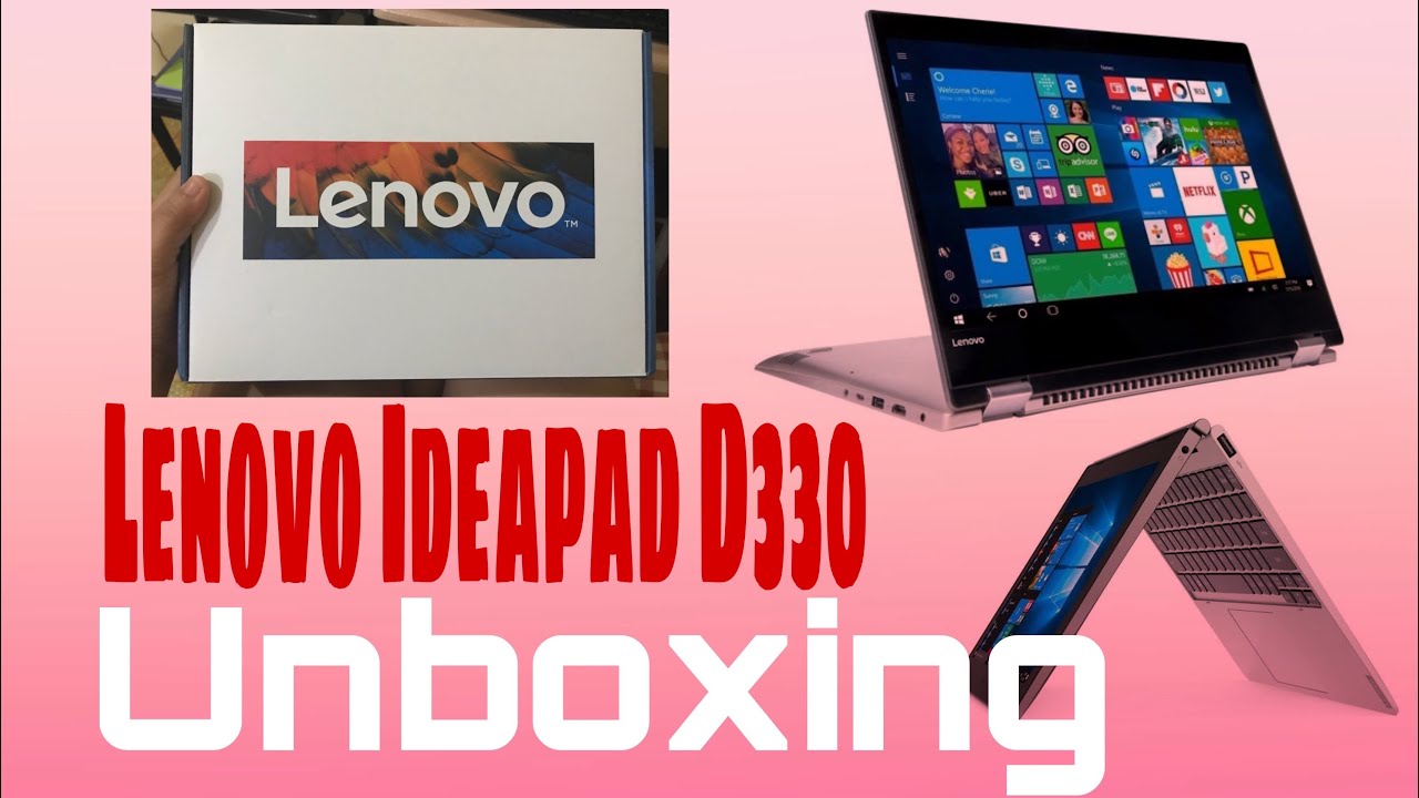 UNBOXING LENOVO Ideapad D330 - YouTube
