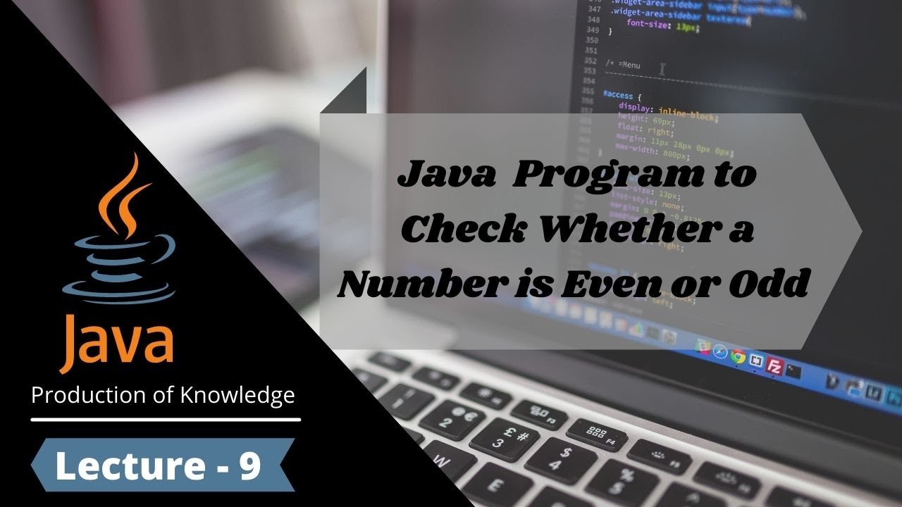 Program to Check for Even or Odd Number in Java of given value and User Input value (URDU/ HINDI ...
