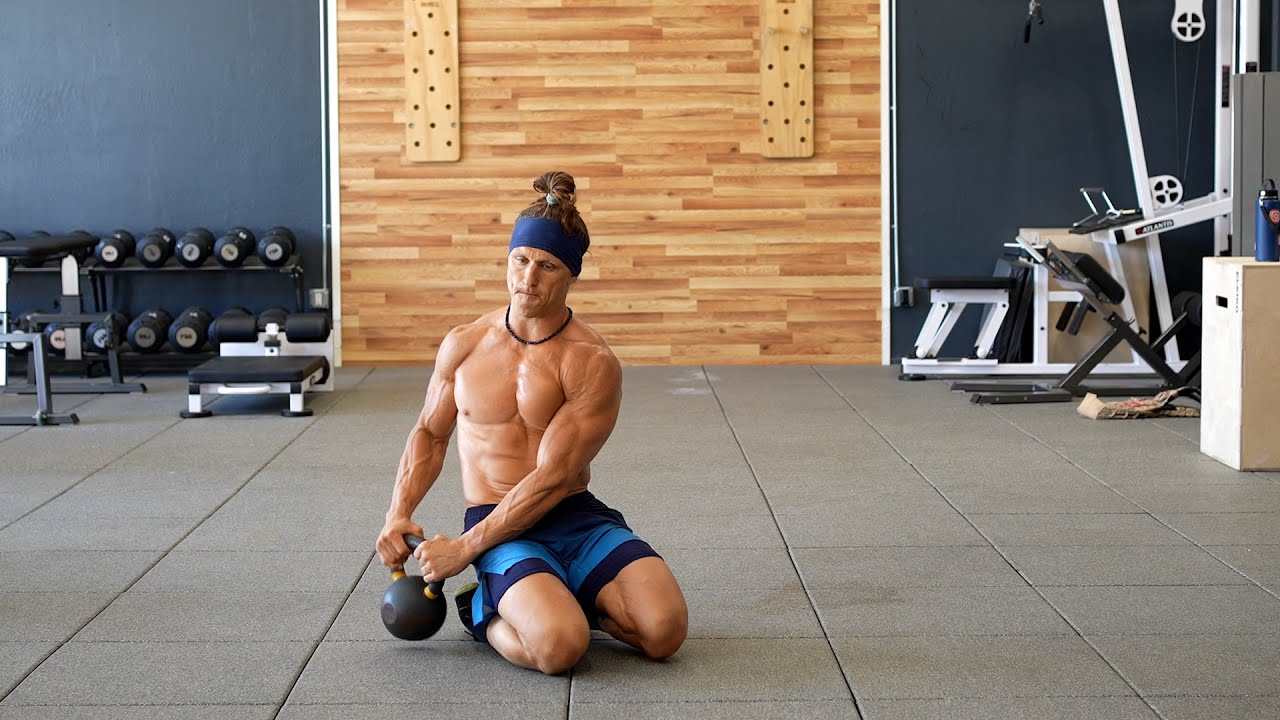 Heel Sit KB Twist - YouTube
