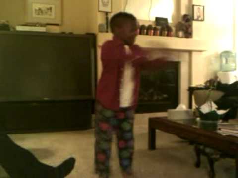 A shy kid dances anyway! - YouTube