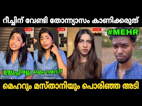 രണ്ടും തമ്മിൽ തല്ലി പിരിഞ്ഞു!!🤣🤣 Mastani Vs Mehr Instagram issue Troll Video