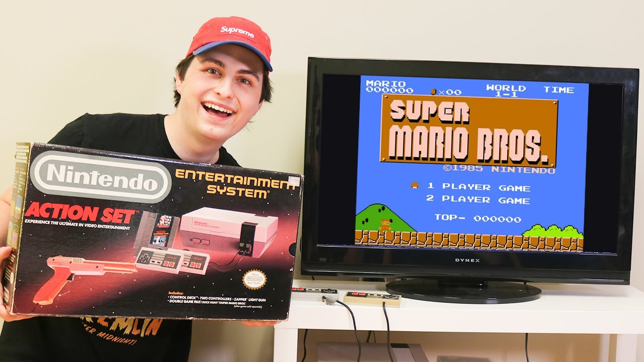 Unboxing the original Nintendo Entertainment System 35 Years Later ...