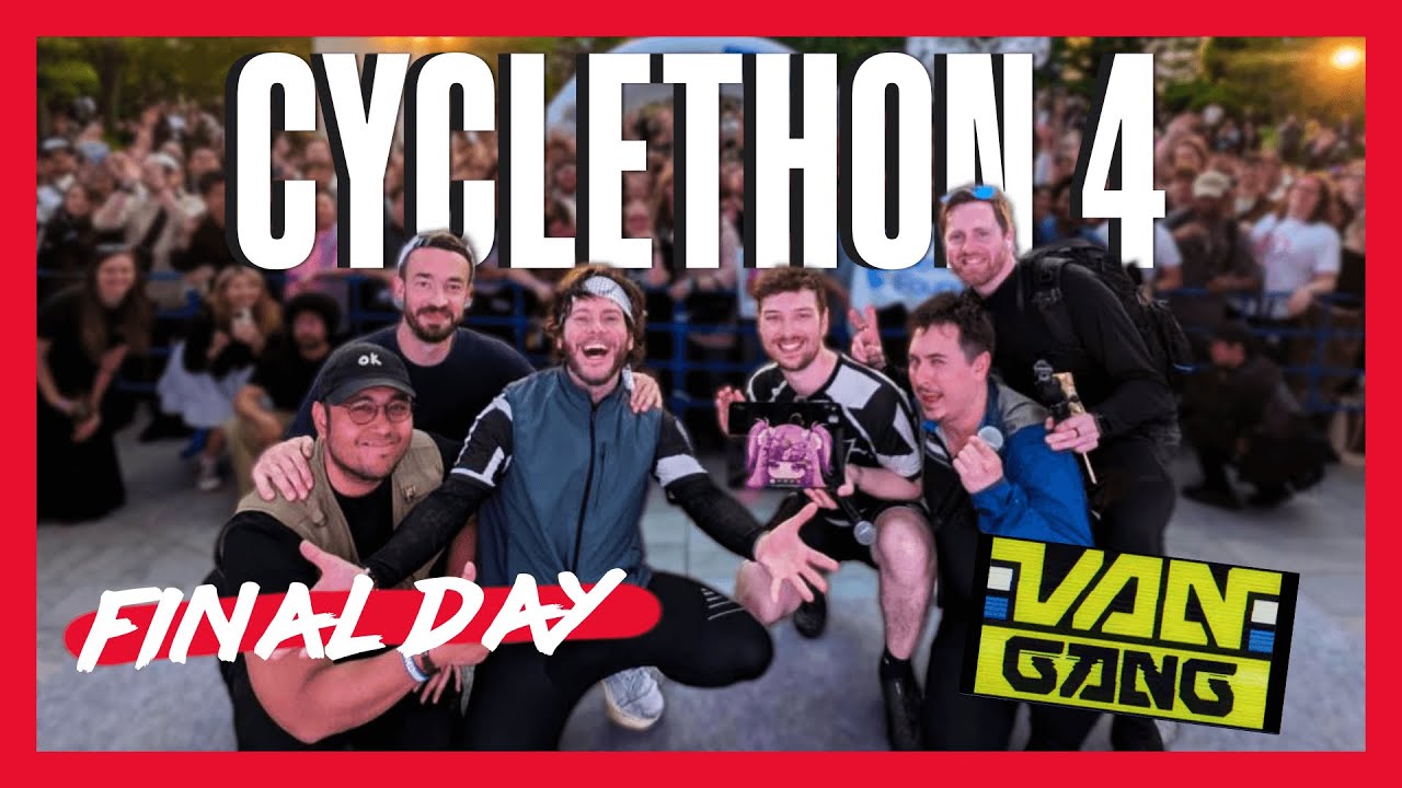 CYCLETHON 4 LAST DAY (DAY 15) FT. THE VAN GANG - YouTube