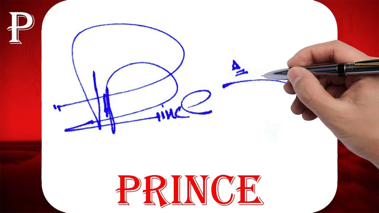 Prince Name Signature Style - P Signature Style - Signature Style of My ...