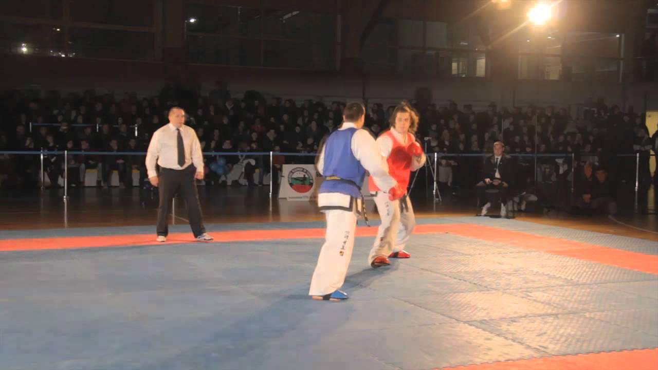 Taekwon-do PTS Antoni Davidov vs Miroslav Gurov - YouTube