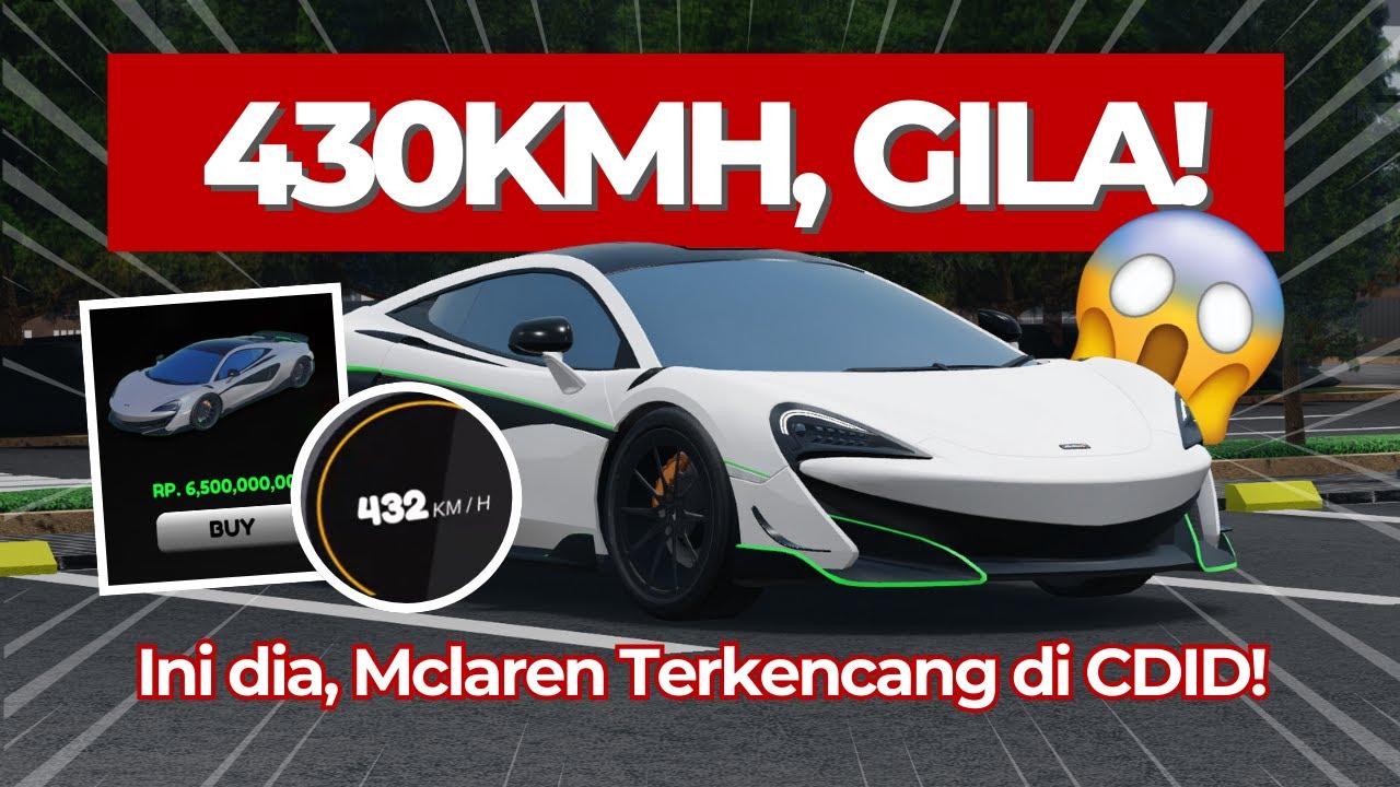 MCLAREN TERKENCANG DI CDID DIPEGANG OLEH... - Mclaren 600 LT - CDID V1 ...