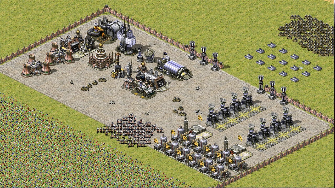 Red Alert 2 | Extra hard Ai | 7 vs 1 Twice as nice free Map | us - YouTube