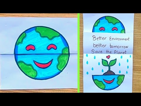 Easy DIY World Environment Day Craft | Environment Day Poster Making ...