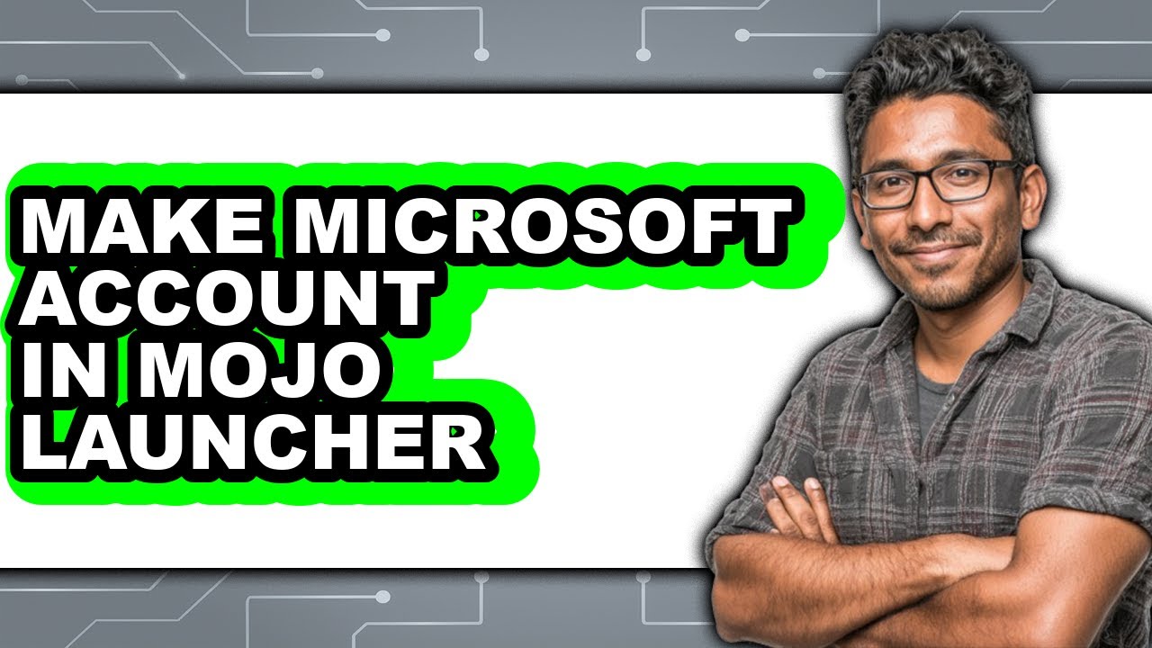 How to Make Microsoft Account in Mojo Launcher (only Way) - YouTube