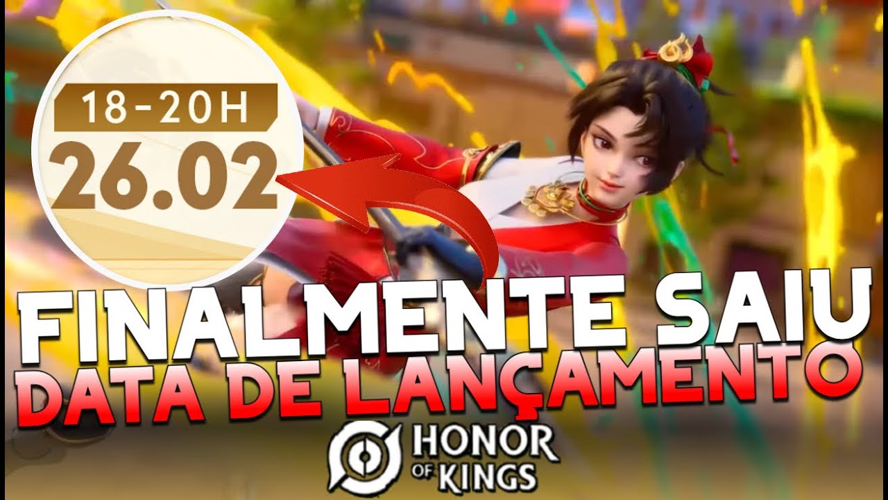 FINALMENTE A DATA DE LANÇAMENTO DO HONOR OF KINGS VAI SER ANUNCIADA ...