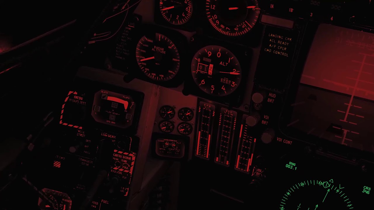 F-14 ALCS Night Carrier Landing - YouTube