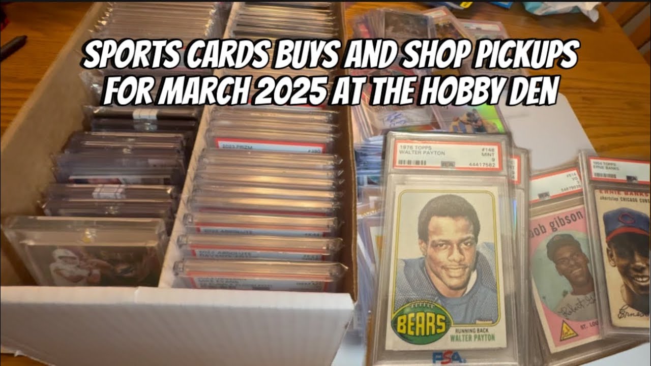 March 2025 The Hobby Den card shop pickups, high end, vintage and ...