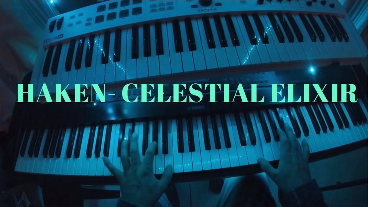 HAKEN-CELESTIAL ELIXIR KEYBOARD COVER (ragtime-solo) - YouTube