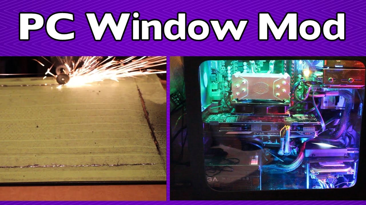 PC Window Mod / Lighting - YouTube