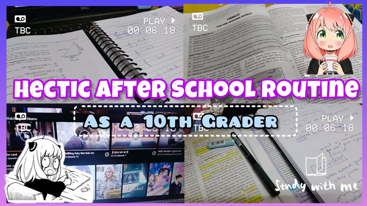 Hectic After School Routine🍀 as a CBSE 10th Grader📖| Study Vlog | Study ...