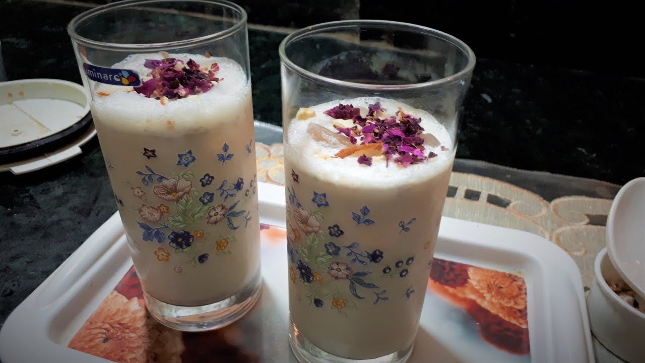 Instant Gulkand Shake Recipe - YouTube